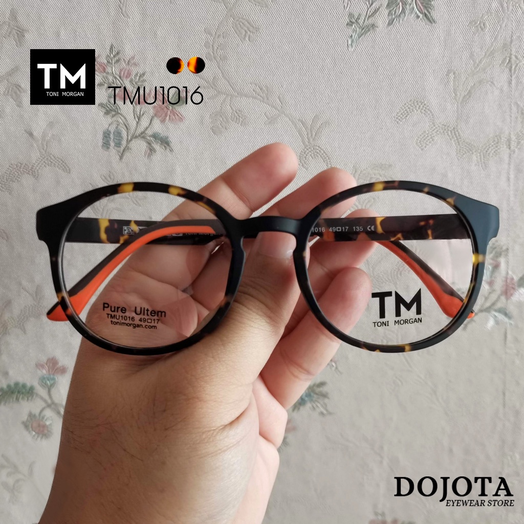 กรอบแว่นตาทรงหยดน้ำ Toni Morgan รุ่น TMU1016 - สีกระ Made in Korea ...