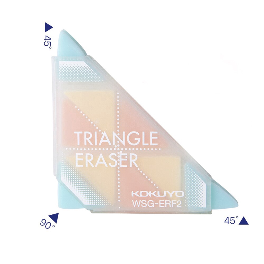 1set Triangle Rubber Flexible Pencil Eraser Students Office Supply ...