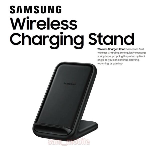 แท่นชาร์จไร้สาย Samsung EP-N5200 Fast Qi Charge สําหรับ Galaxy S10 S20 ...