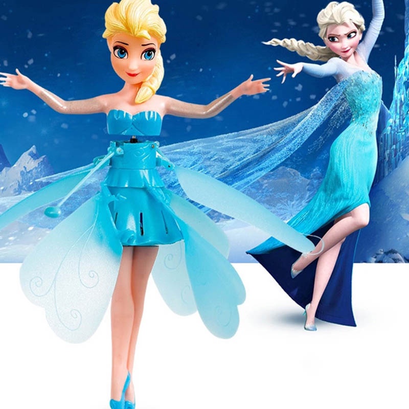หม้อแปลงFrozen rincess Elsa Mini RC Drone Helicoter Infrared Induction ...