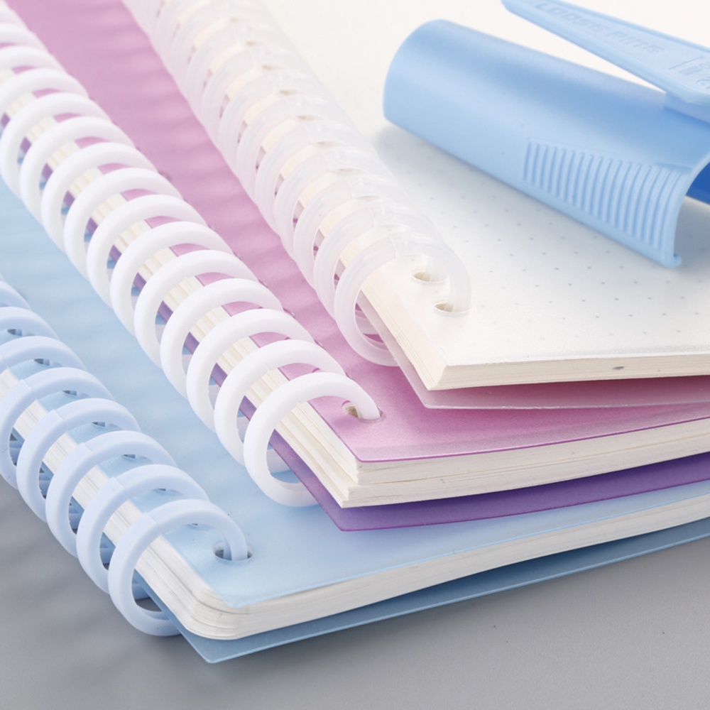 BLUEVELVET 10pcs 30 Holes Loose Leaf Binders Ring 85 Sheets Capacity ...