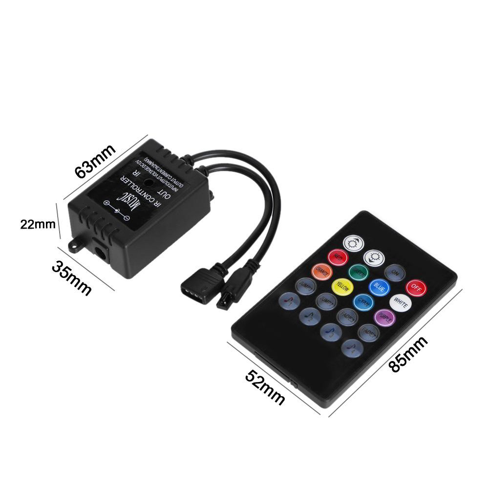 [HIGHPLES] 20 Keys Music IR Controller Sound Sensor Remote Control for ...
