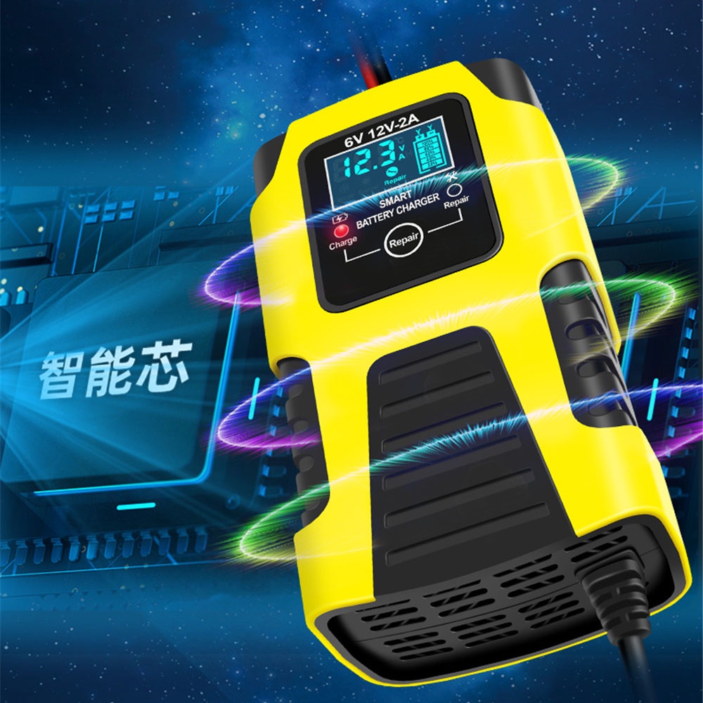 Smart Car Battery Charger 6V 12V 2A Full Automatic Battery Charge ...