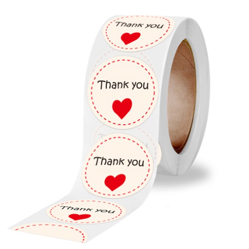 Thmy สติ๊กเกอร์ Thank You ฟอยล์สีทองขนาด 1 นิ้ว 500 ชิ้นสําหรับตกแต่ง ...