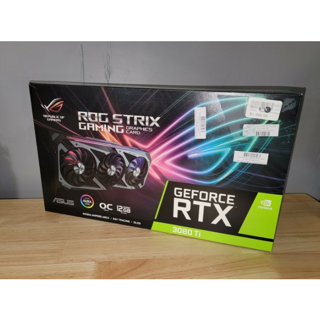 ASUS ROG Strix GeForce RTX 3080 Ti OC 12GB GDDR6X Graphics Card ...