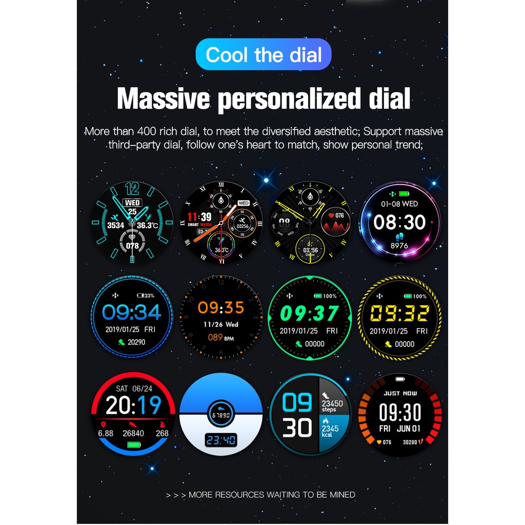 GPS track 2021 smart watch Temperature multiple sport mode Intelligent ...