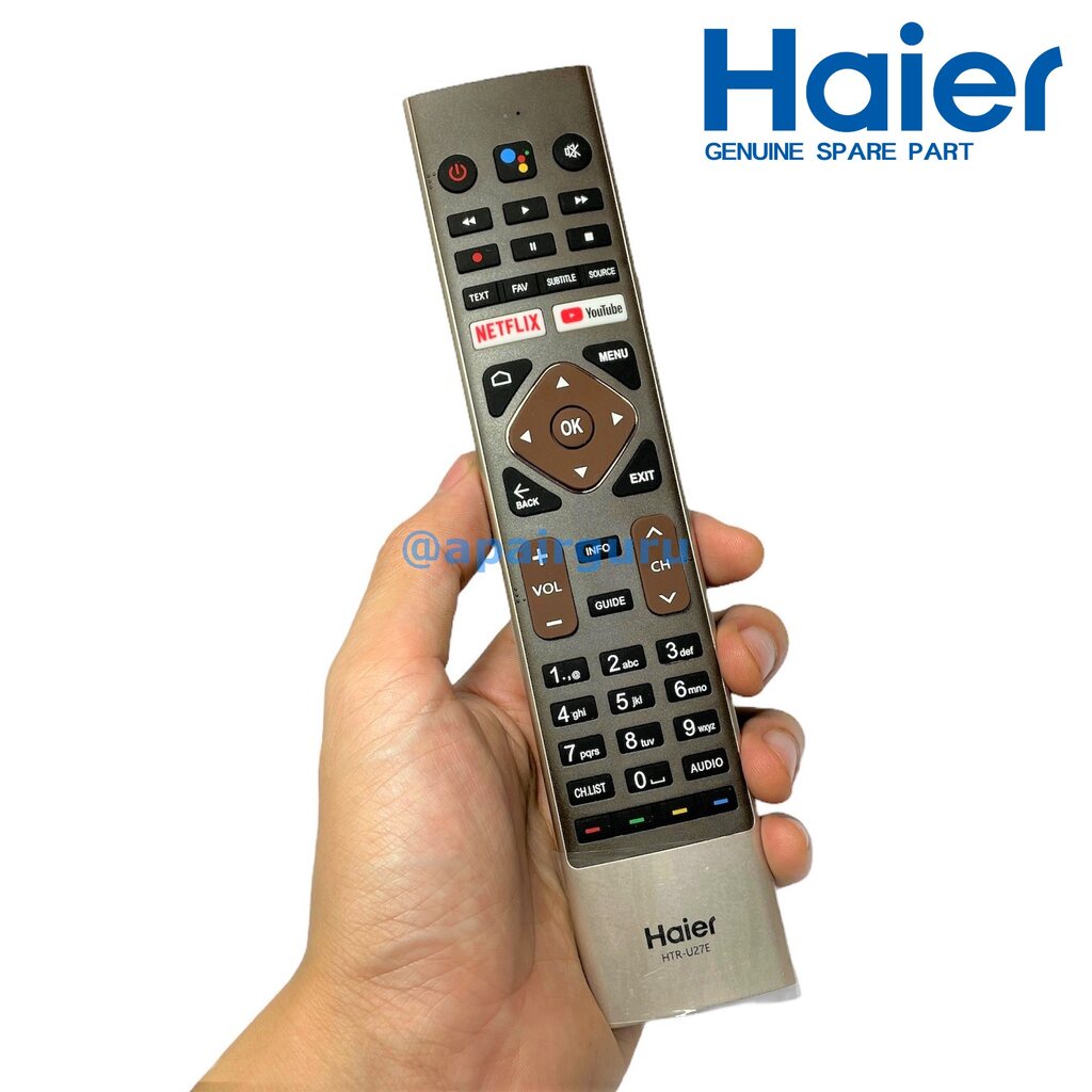 Haier รหัส 0530058514 TV REMOTE CONTROL รีโมททีวี โทรทัศน์ อะไหล่ทีวี ...