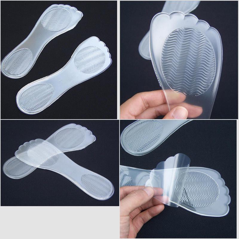 1 Pair Silicone Gel Height Increase Insole Heel Lifting Inserts Shoe ...