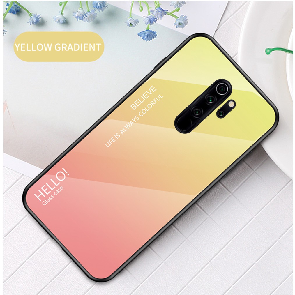 เคสโ Xiaomi Redmi Note 8 Note 8 Pro Hard Glass Phone case cover - mooda ...