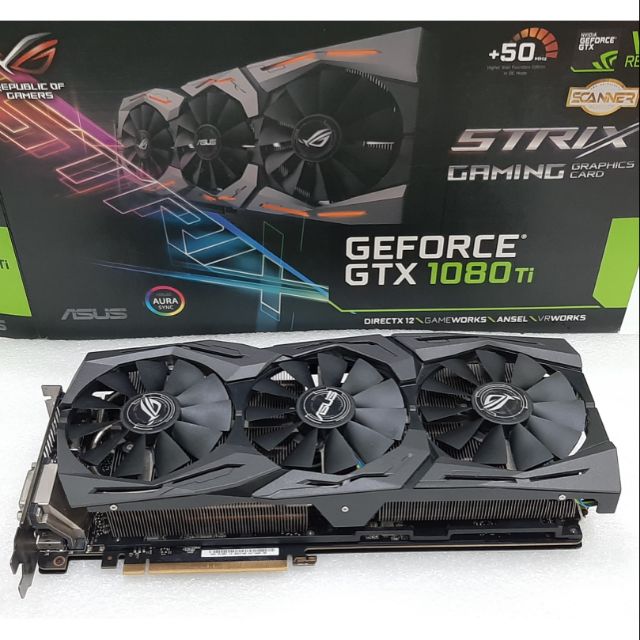 Asus rog strix 1080ti 11gb gaming | Shopee Thailand