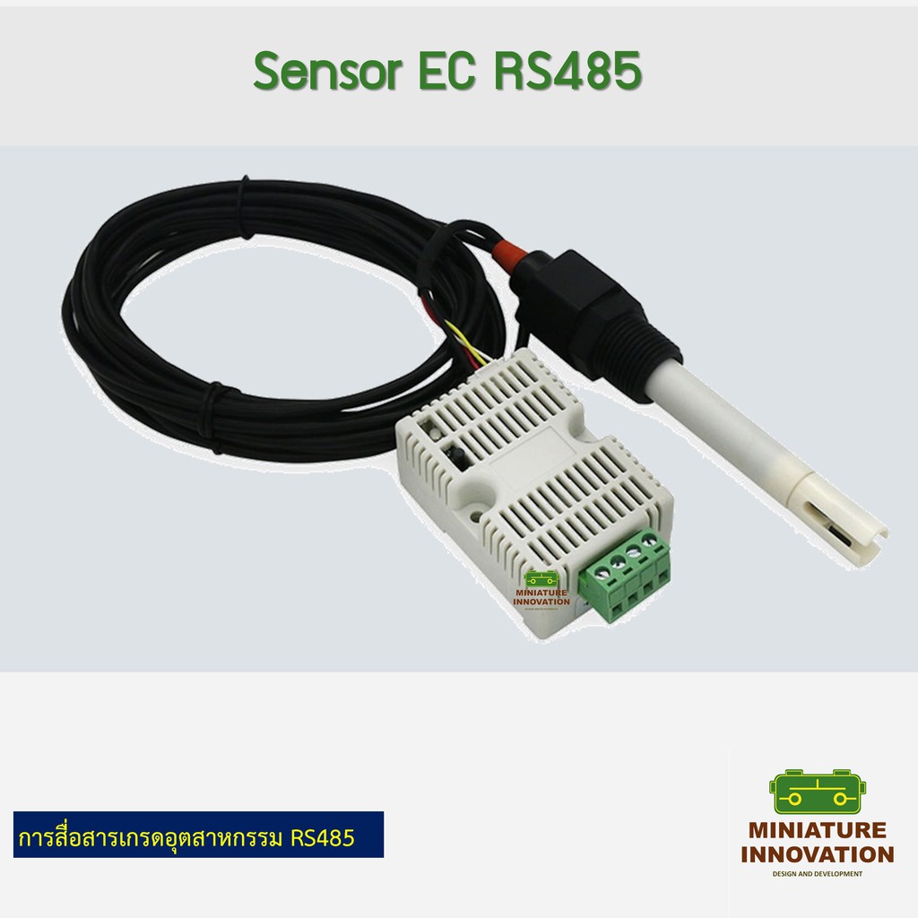 EC transmitter RS485 output with Module Modbus 485 เซ็นเซอร์วัดค่า EC ...