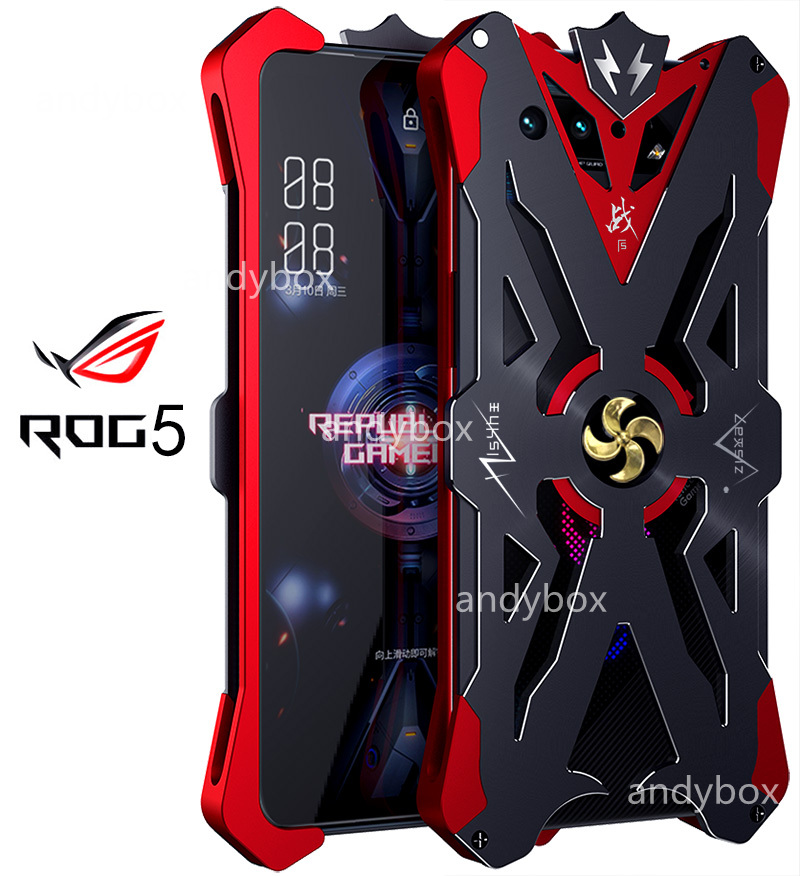 ( Free Gift ) เคสโทรศัพท์มือถือแบบอลูมิเนียมอัลลอยด์สําหรับ Asus Rog Phone 5 3 2 Rog5 3 2 Armor ...