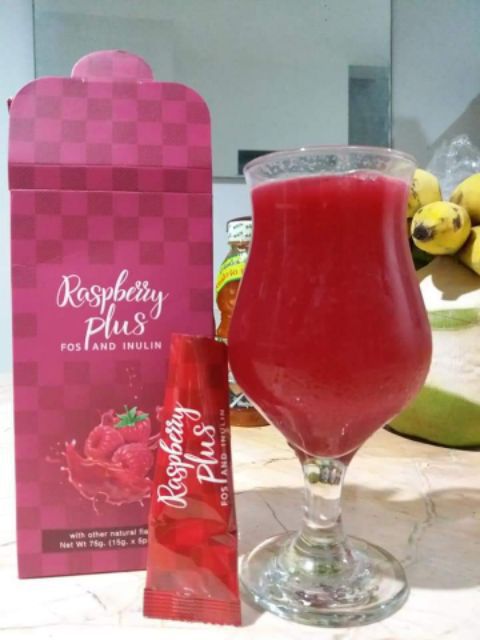Raspberry Plus ดีท็อกซ์รสราสพ์เบอร์รี่ พุงยุบ ผิวใส หุ่นเพรียวได้ใน 1 ซอง - first88shop - ThaiPick