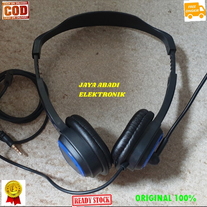 Original HEADPHONE BANDO YOUTUBER GAMING HEADSET HANDSFREE CALL ...