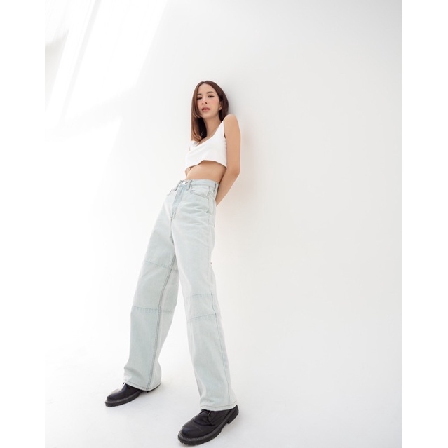 กางเกงยีนส์ RAVVESTUDIOS Kimber Jeans - ravvestudio - ThaiPick