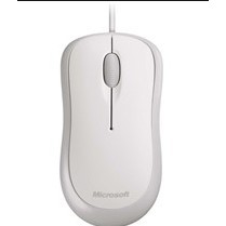 Microsoft (เมาส์มีสาย) Mouse L2 Basic Opt Mse Mac/Win USB Port (White/Black) - proof_shop - ThaiPick