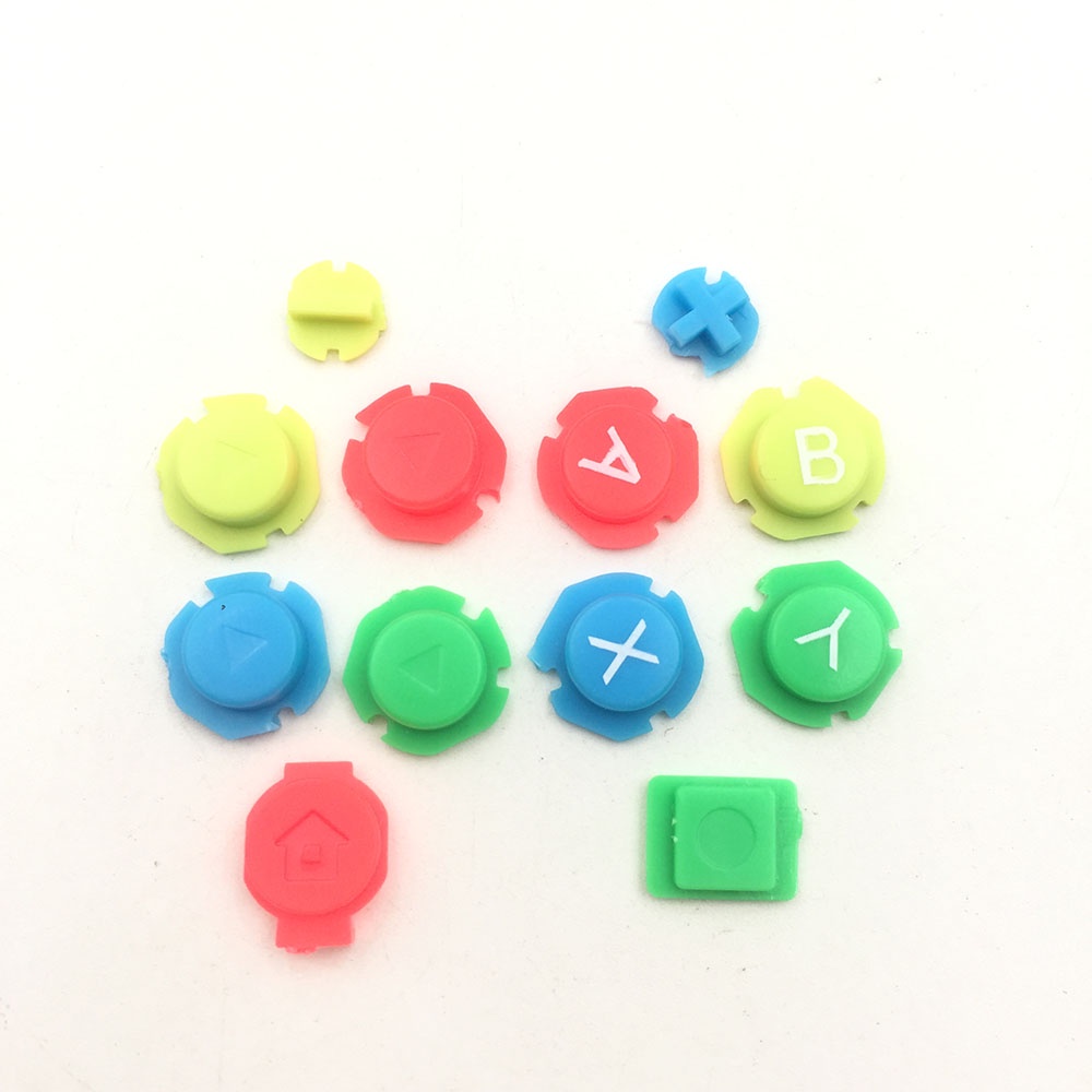ปุ่มจอยสติ๊กควบคุมทิศทาง ABXY ซ้าย ขวา สีสันสดใส สําหรับ Nintendo ...