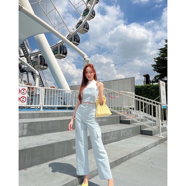 OWEN DENIM OVERALLS (SKY BLUE) - penelopebkk - ThaiPick