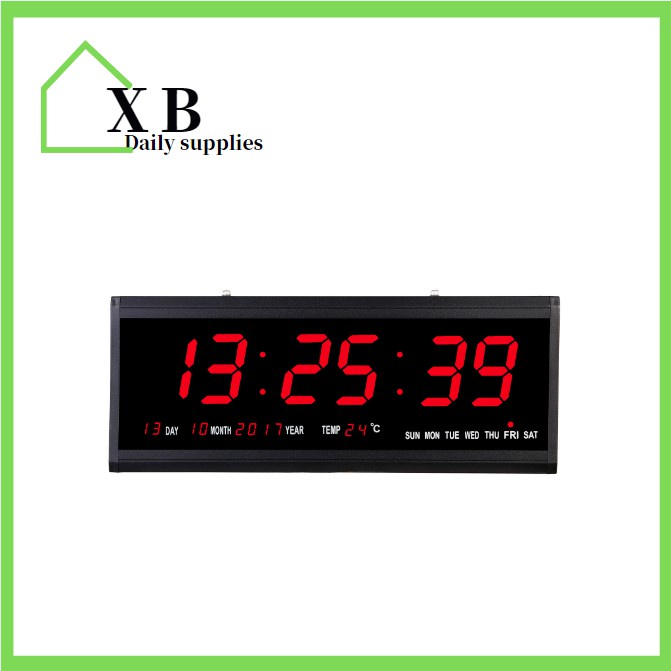 ilu นาฬิกาดิจิตอล LED DIGITAL CLOCK แขวนผนัง ตั้งโต๊ะ - kn7fd8xu3f ...