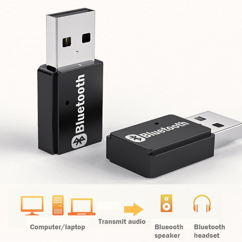 ตัวรับสัญญาณบลูทูธ5.0 USB PC Bluetooth adapter เครื่องรับส่งบูลทูธสเตอริโอ - preeyawadeebam ...