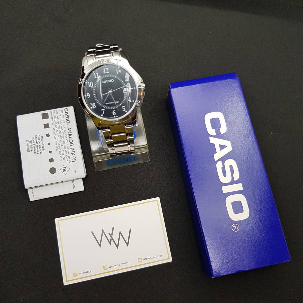ใส่โค้ดลดเพิ่ม ของแท้ นาฬิกาข้อมือ Casio ผู้ชาย รุ่น MTP-V004 (สาย ...
