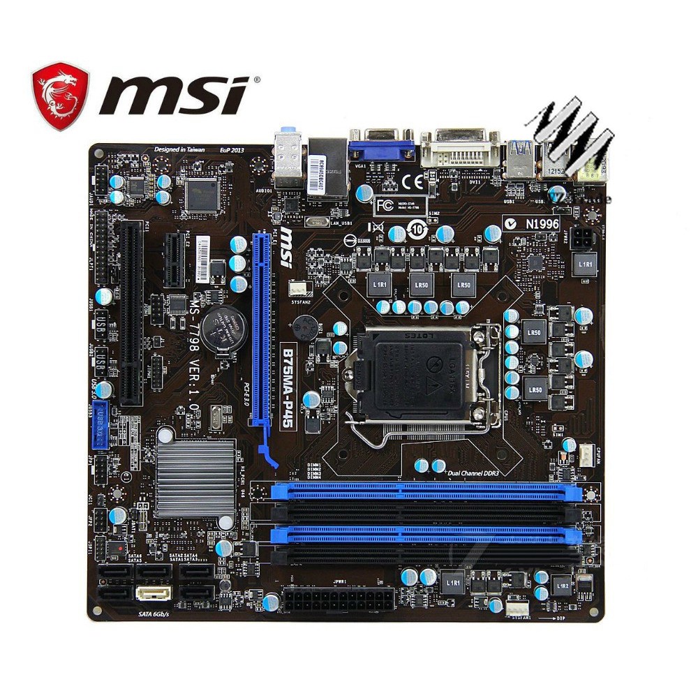 ☼MSI/MSI B75MA-P45 LGA1155 DDR3 integrated graphics B75MA-G43/E35 E33 ...