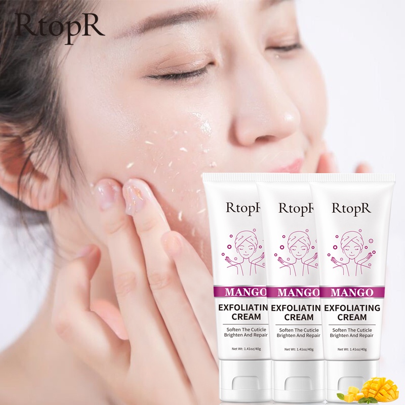 RtopR FDA ครีมขัดผิวทําความสะอาดผิวหน้าให้ความชุ่มชื้นไวท์เทนนิ่ง มอยส์ ...