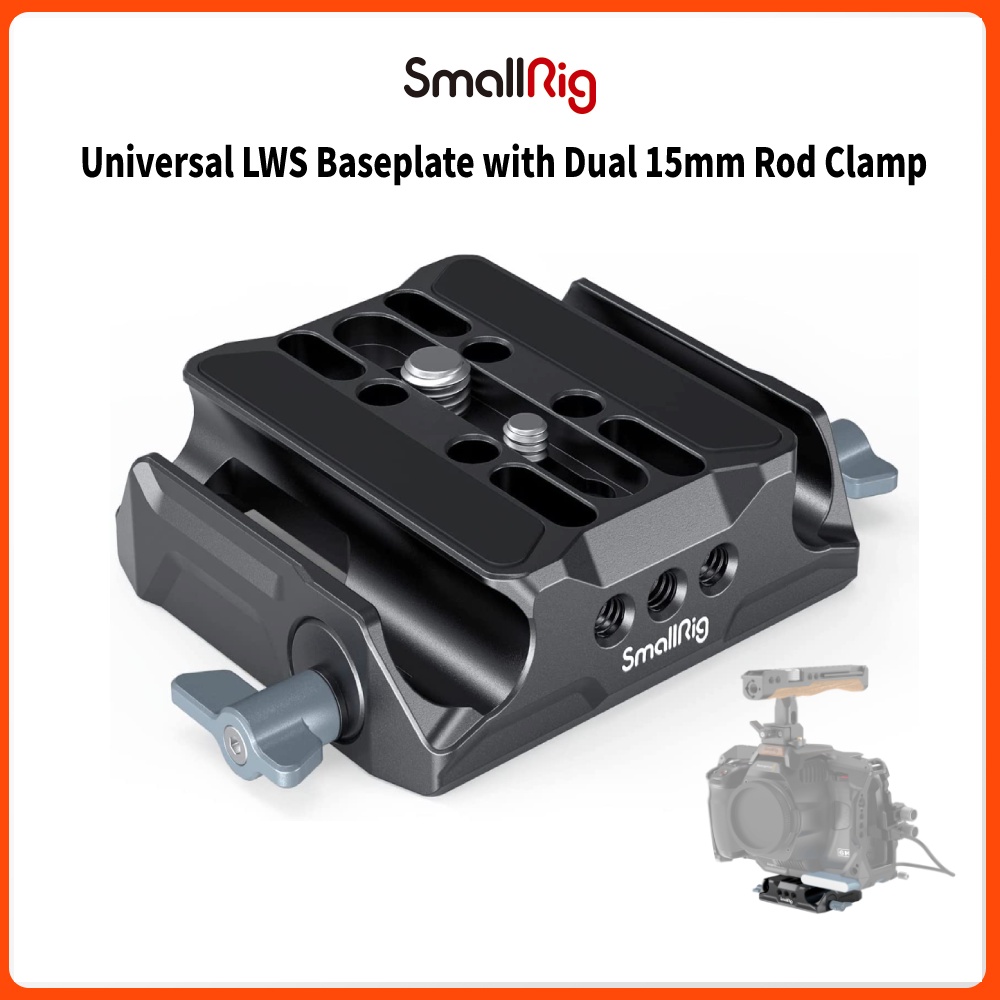 Smallrig Universal Lws Baseplate กับ Dual 15มม.อุปกรณ์ขาตั้งก้านหนีบ ...