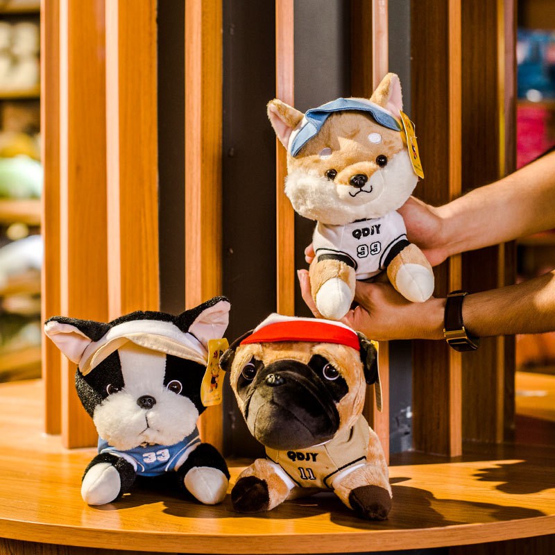 ตุ๊กตาหมาชิบะ และ เฟรนซ์ บูลด็อก Shiba Inu French bulldog น่ารัก ตุ๊กตา ...