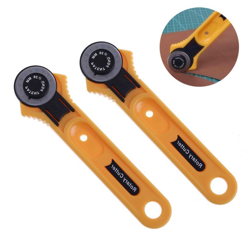 พร้อมส่ง/ yoodada Fabric Leather Craft Yellow 28mm Circular Cut Blade ...