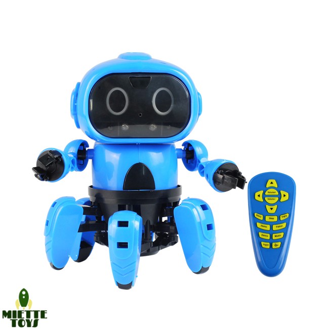 【mie】Smart Induction 6-Legged Electric RC Robot DIY Unassembled Kit ...