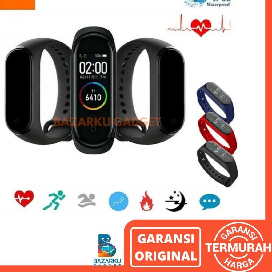 Smartwatch M4 สร้อยข้อมืออัจฉริยะ M4 Oled Xiaomi Mi Band 4 สร้อยข้อมือ ...
