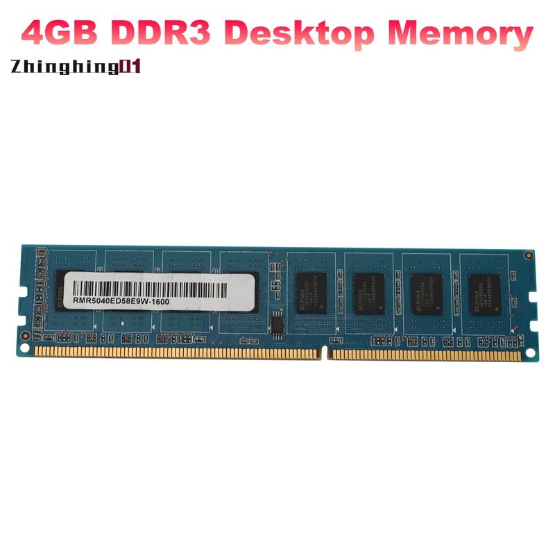 หน่วยความจําเดสก์ท็อป DDR3 4GB 2RX8 1600Mhz PC3-12800U 240Pins 1.5V DIMM Ram สําหรับ Intel AMD ...