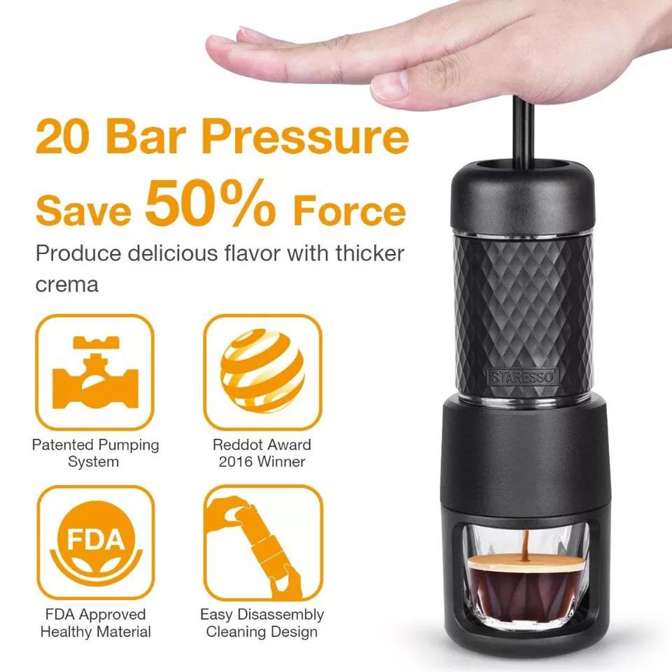 STARESSO SP 200 Gen 3 รุ่น Upgrade เครื่องชงกาแฟแบบพกพา Portable ...