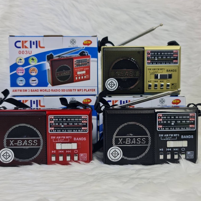 วิทยุพกพา CKML รุ่น 003U | Shopee Thailand