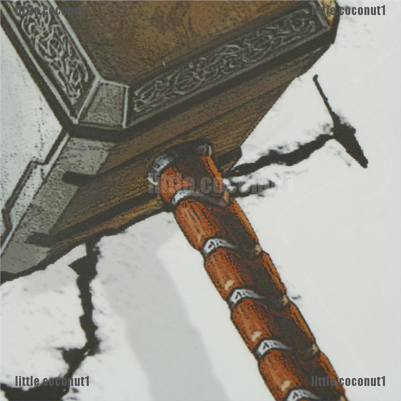 ( Conut ) 3 D Vivid Thor Hammer Broken สติ๊กเกอร์สําหรับติดตกแต่งผนัง ...