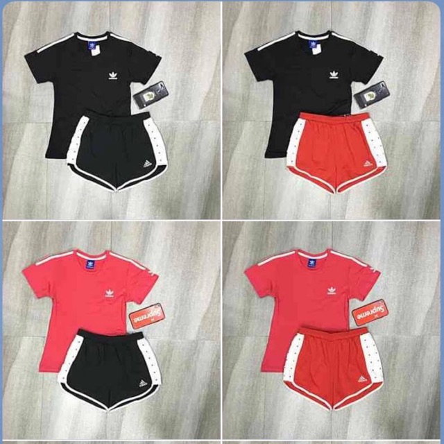 พร้อมส่งส่งฟรี Adidas ชุดออกกำลังกาย ผู้หญิง Starsportss Thaipick