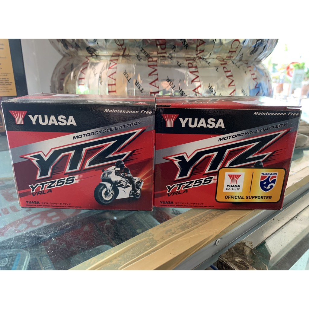 แบตเตอรี่ มอเตอร์ไซค์ YUASA YTZ5S ใส่ Wave, Fino | Shopee Thailand