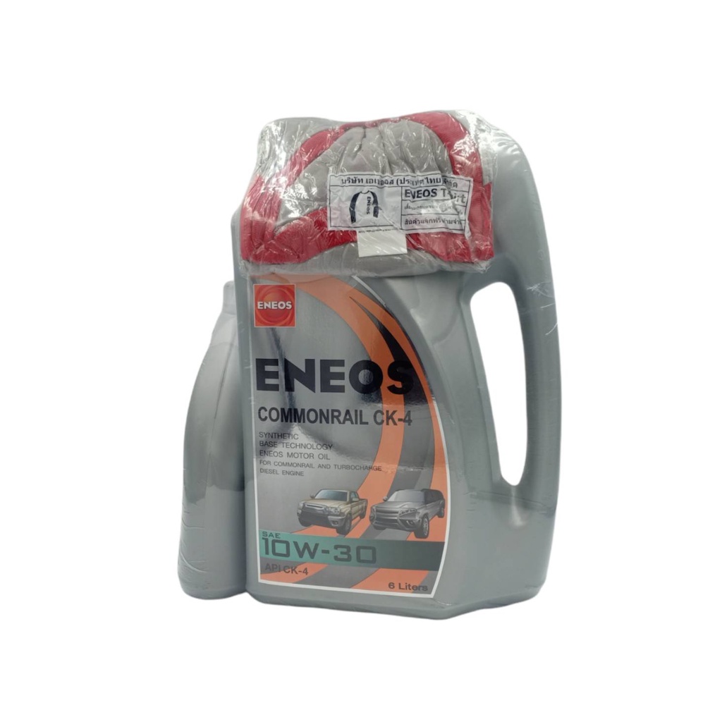 น้ำมันเครื่อง ENEOS COMMONRAIL CK-4 SAE 10W-30 ขนาด 7 ลิตร ระยะเปลี่ยนถ่าย 10000 กิโลเมตร สำหรับ ...
