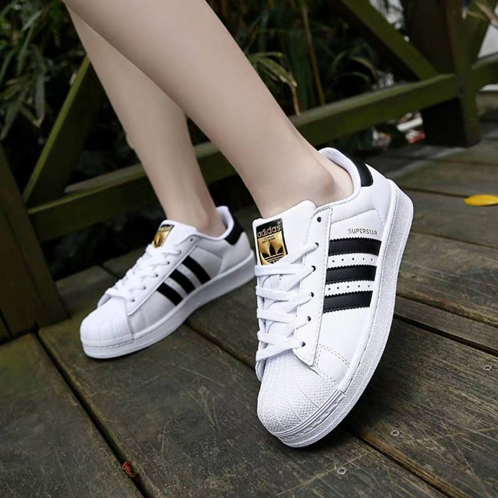 Adidas Superstar à¸£à¸­à¸‡à¹€à¸—à¹‰à¸²à¸œà¹‰à¸²à¹ƒà¸šà¸¥à¹ à¸²à¸¥à¸­à ...
