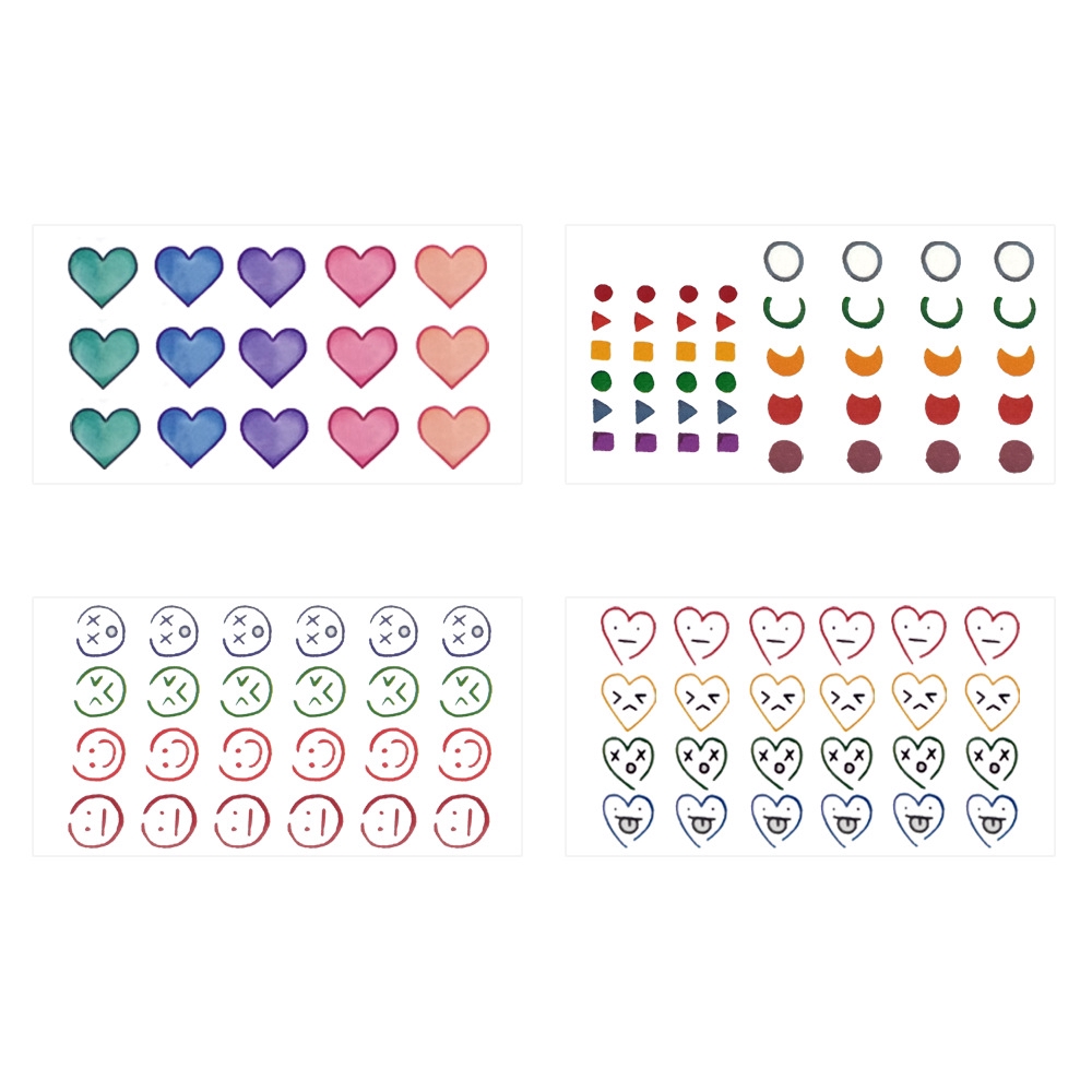 Ins Cute Cartoon Stickers Beauty Personalized Waterproof Tattoo ...