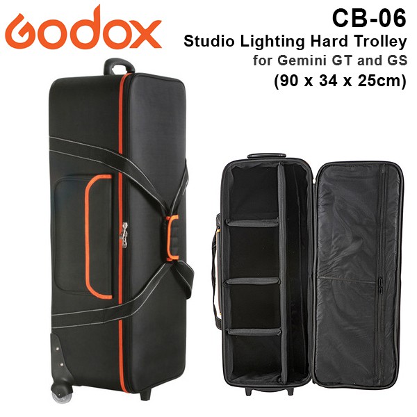 GODOX CB-06 รุ่นใหม่ Hard Carrying Case with Wheels กระเป๋าล้อลาก สำหรับใส่แฟลช ไฟสตูดิโอ ...