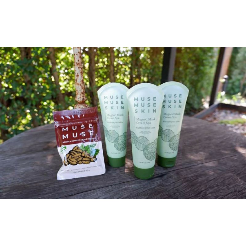 พอกกู๊ดโสม ขัด ????สครับมะขามนมผึ้ง Muse muse skin มาส์ก+ครับ2in1 ลดสิว ...