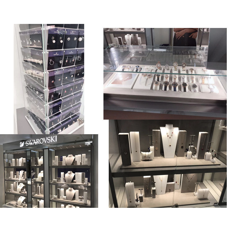 Swarovski กําไลข้อมือลูกปัดคริสตัลสีฟ้าเพชร - fanger2018.th - ThaiPick