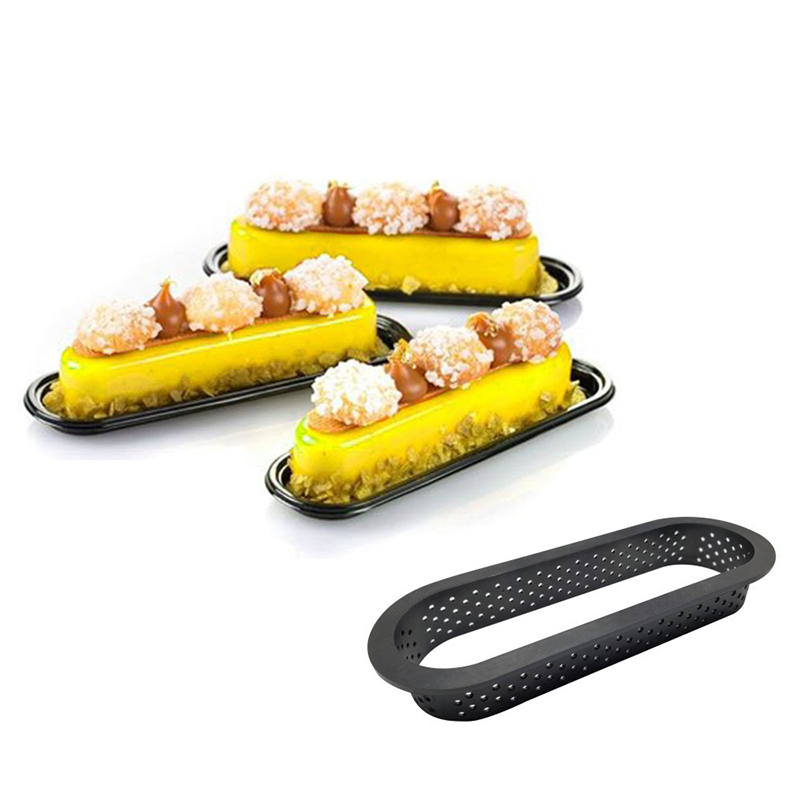 Round Tart Cake Mold Perforated Mousse Cutter Round Shape Mousse Circle ...