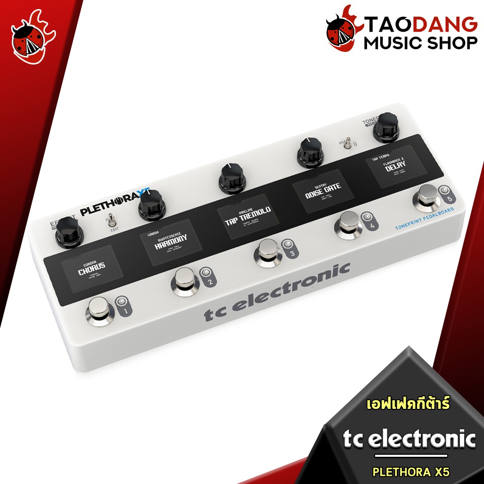 เอฟเฟคกีต้าร์ TC Electronic Plethora X5 Modulation จากแบรนด์ชั้นนำ ...