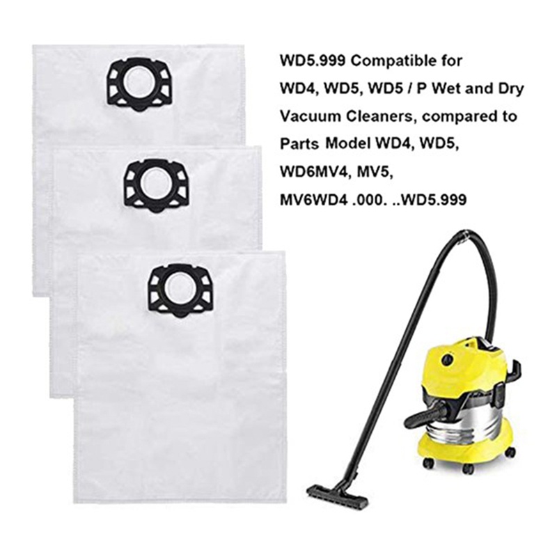 ถุงกรองฝุ่น แบบเปลี่ยน สําหรับ Karcher MV4 MV5 MV6 WD4 WD5 WD6 Karcher ...