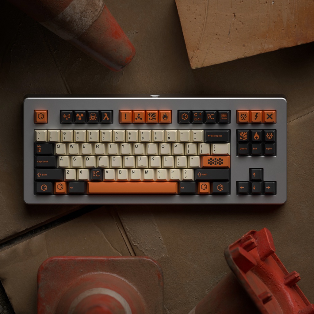 แป้นพิมพ์คอมพิวเตอร์ 1 Set Gmk Carbon Keycaps Pbt Dye Sublimation Key ...