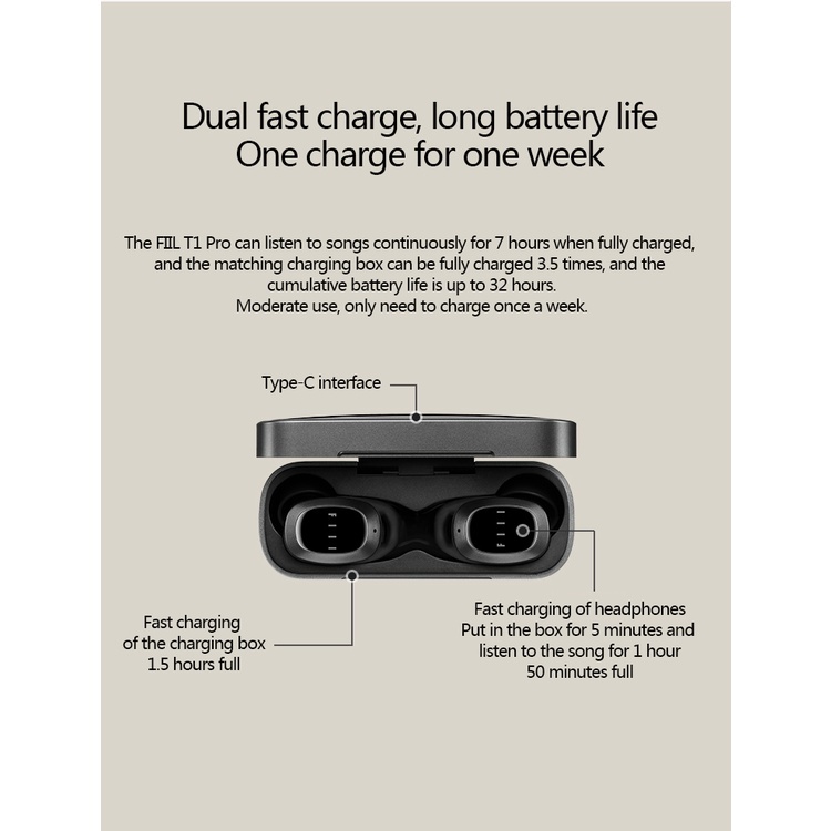 Original Fiil T1 Pro T2 Pro หูฟังบลูทูธไร้สายลดเสียงรบกวนพร้อมไมโครโฟน ...