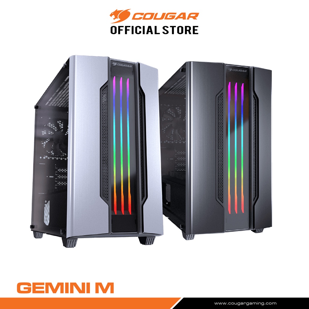 COUGAR Gemini M : Micro ATX Case เคสคอม มีไฟ RGB รับประกัน 1 ปี ...